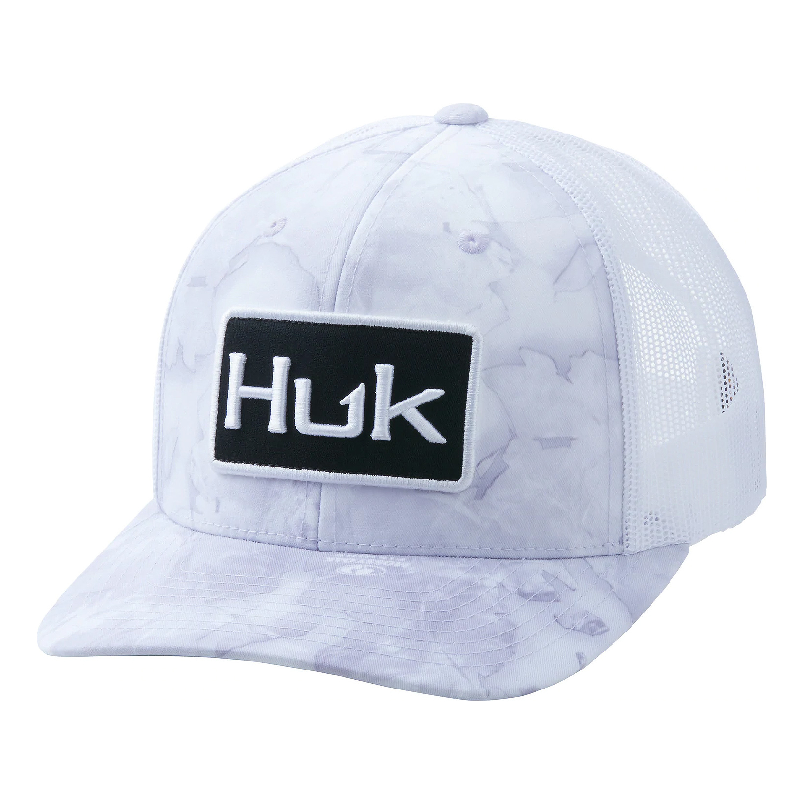 Huk Mossy Oak Fracture Trucker Hat for Men | BoondockGear.com